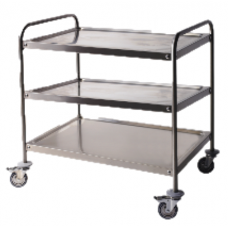 Chariot de service 3 niveaux démontable 800x500x960 cm